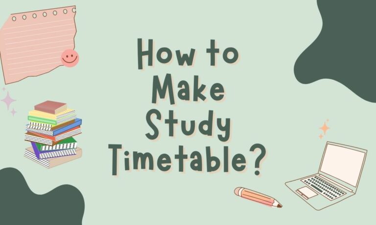 How to Make Daily Routine Timetable for Students at Home